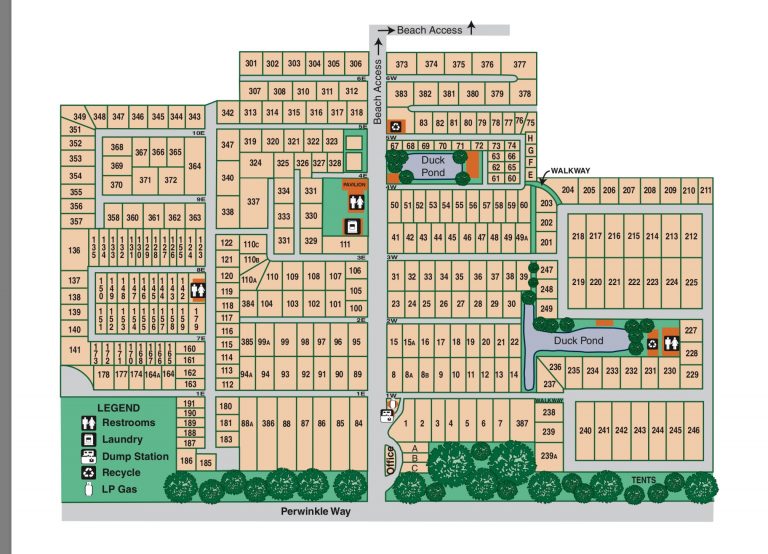 Park map – Periwinkle Park